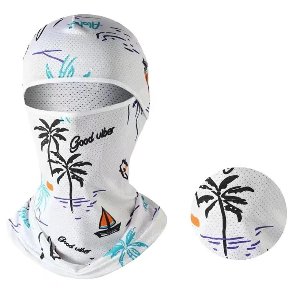 Balaclava Sun UV Protection Face Mask, Ice Silk Breathable Full Face ...