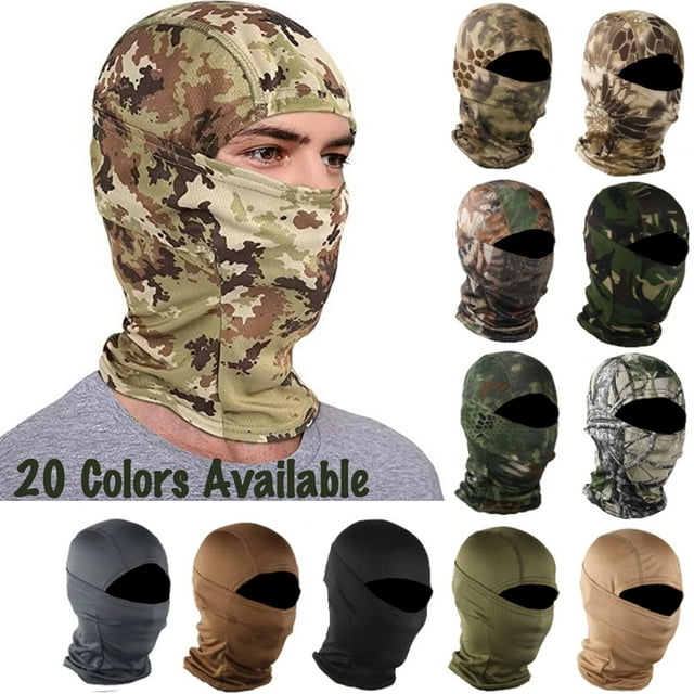 Balaclava UV Protection Face Mask Camo Winter Balaclava Motorcycle ...