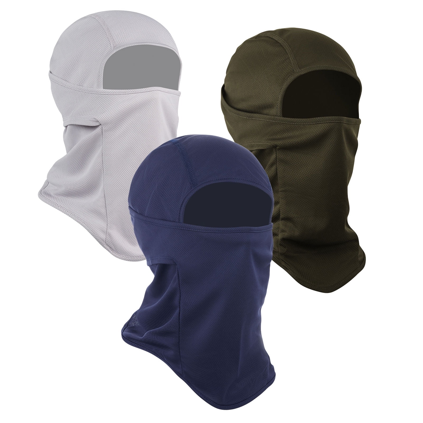 BUTKLNYTS 3 pairs Balaclava Unisex Thin Multi-purpose Full-Face Winter ...