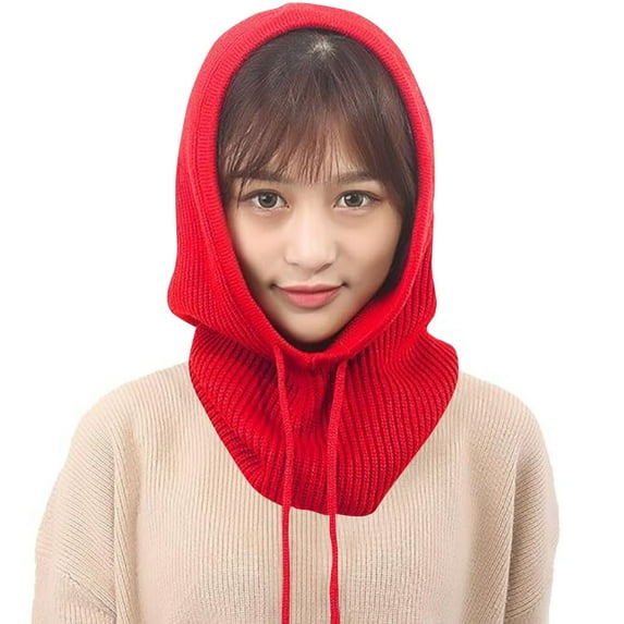 Balaclava, Winter Ski Mask, Knitted Windproof Hood, Neck Warmer Hat for ...