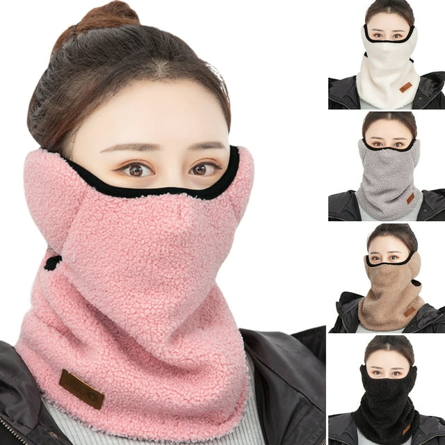 Balaclava Women Face Mask-Winter Warm Ski Mask Fleece Neck Cover for ...