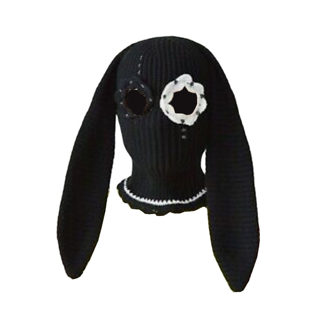 Balaclavas Long BunnyEar Hat Funny Beanies Hat Rabbit Ears Balaclavas ...