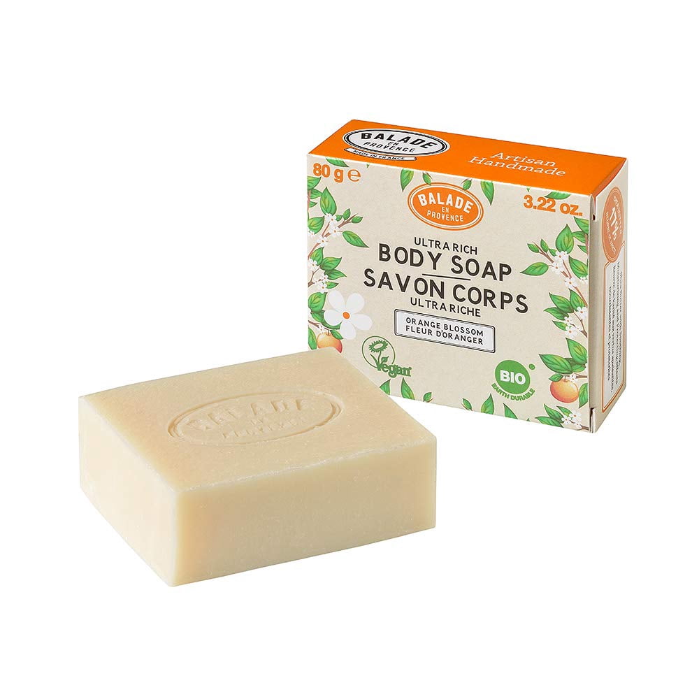 Balade En Provence Handmade Organic Body Soap Bar, Orange Flower ...