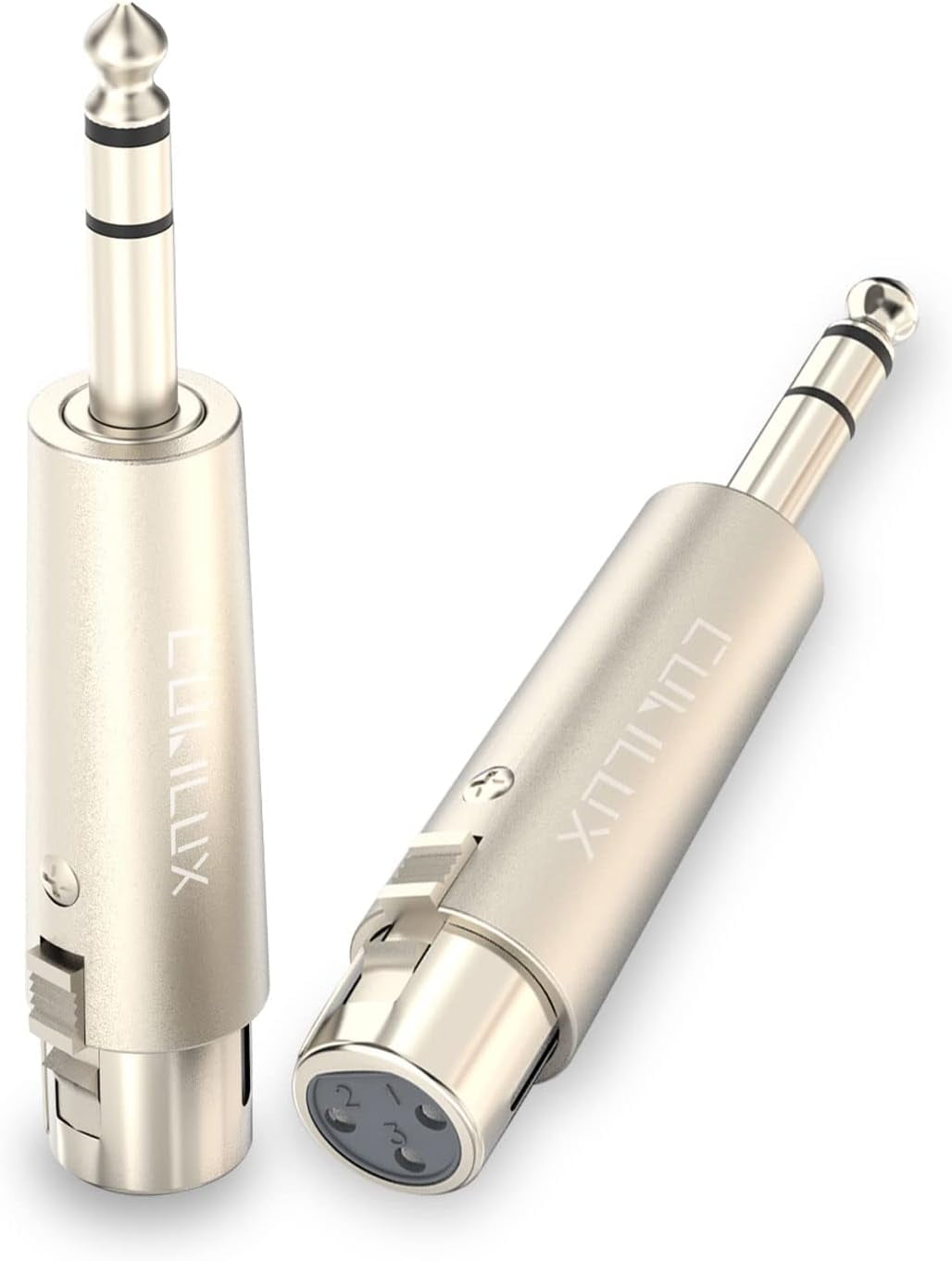 Balance 1/4\u201d Male to XLR Female Converter, XLR to 6.35mm(Quarter ...