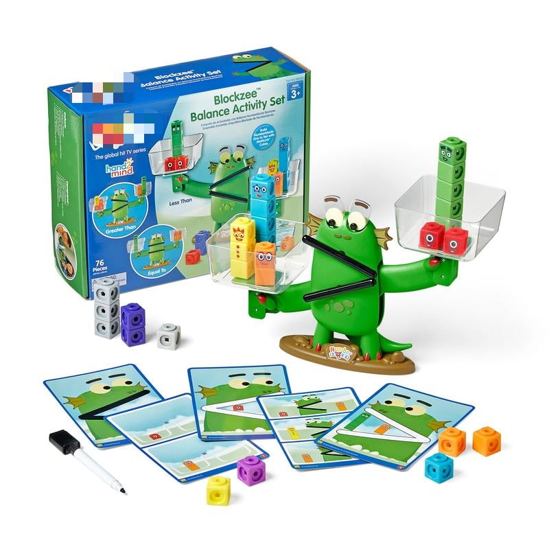 Balance Activity Set, 61 MathLink Cubes, Balance Scale for Kids ...
