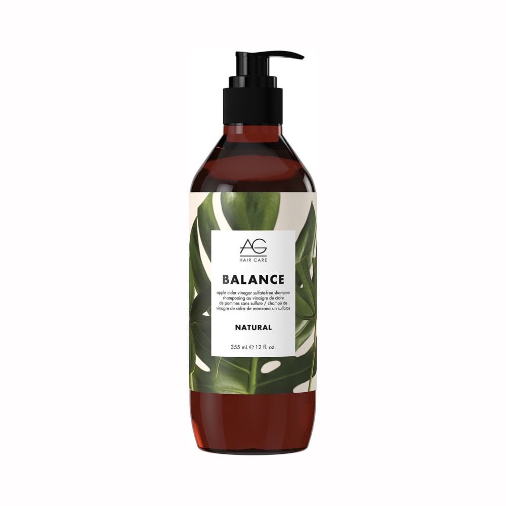AG Hair Cosmetics Balance Shampoo, Apple Cider Vinegar, Sulfate-Free ...