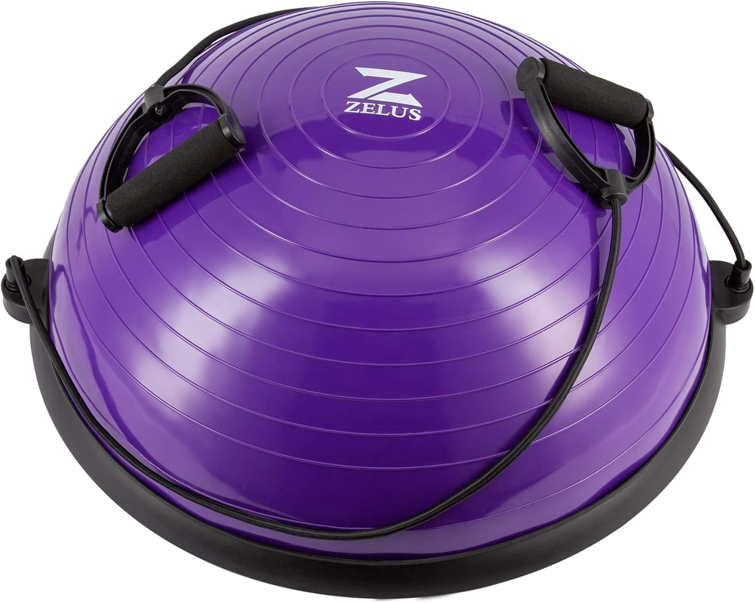 Balance Ball Trainer with Resistance Bands and Foot Pump, Inflatable ...