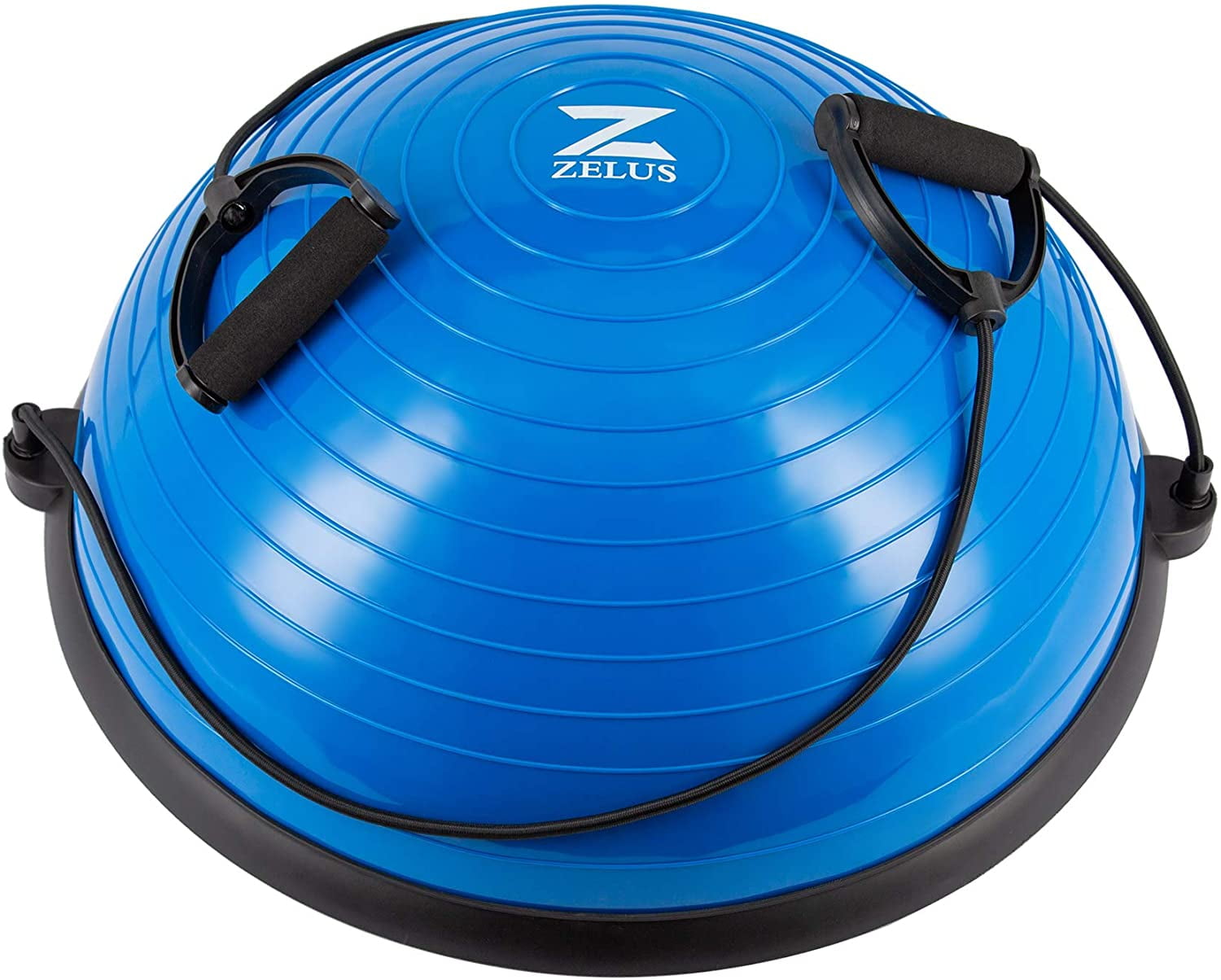 Balance Ball Trainer with Resistance Bands and Foot Pump, Inflatable ...