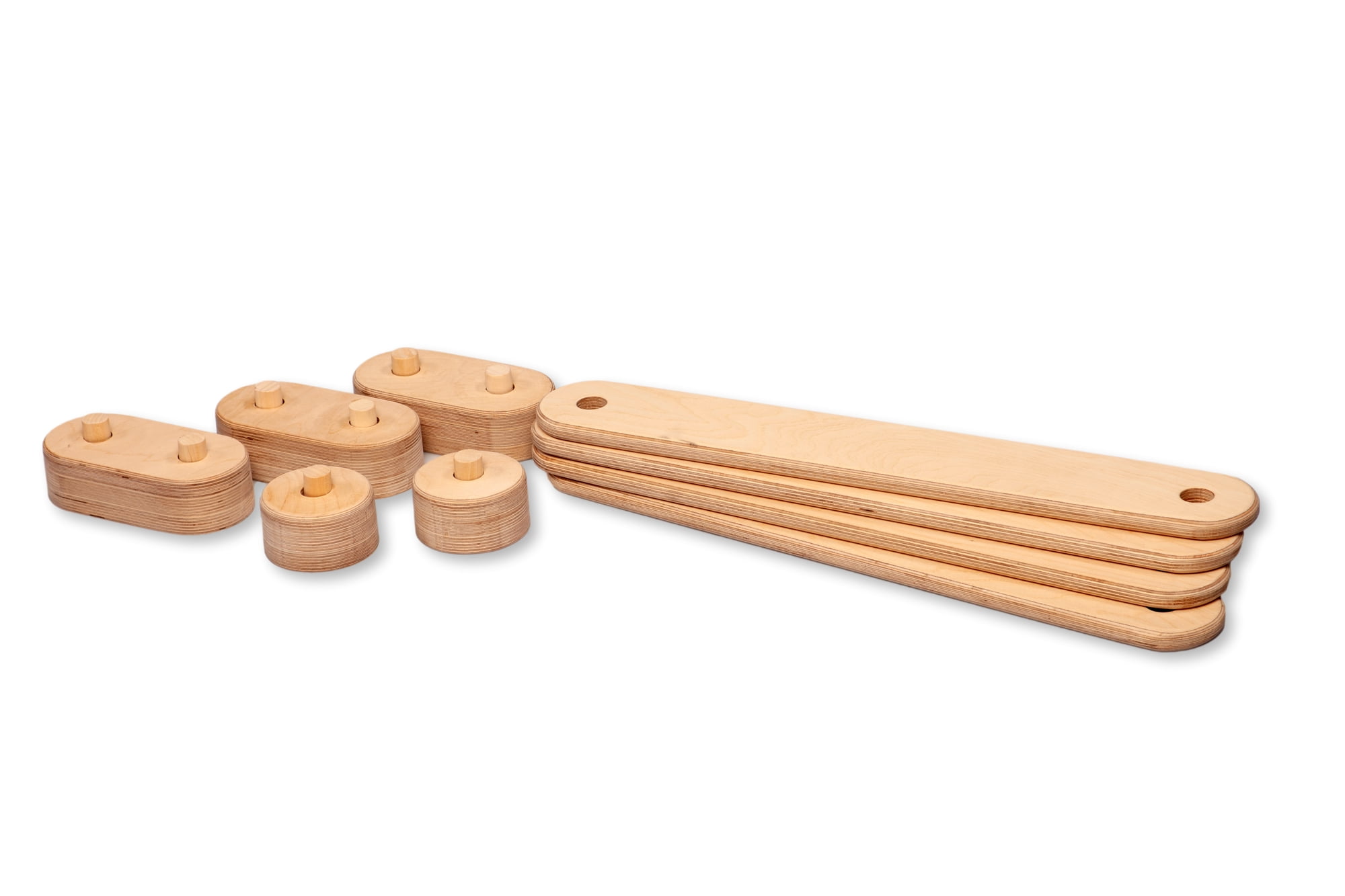 Balance Beam Set | Stackable Wooden Balance Beams | Wooden Children ...