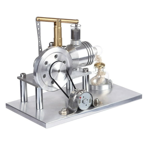 Balance Beam Stirling Engine Model with LED, Metal External Combustion ...