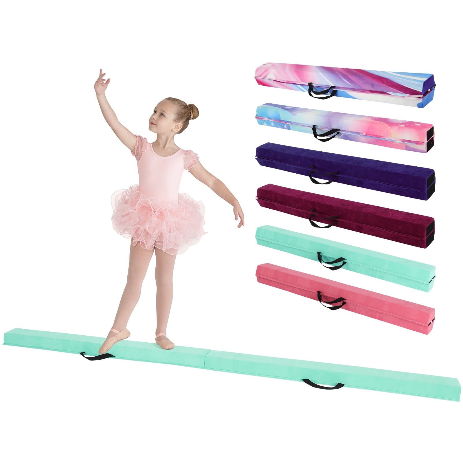 Balance Beam for Kids Ages 3-12 Folding Balance Beam Gymnastics Balance ...