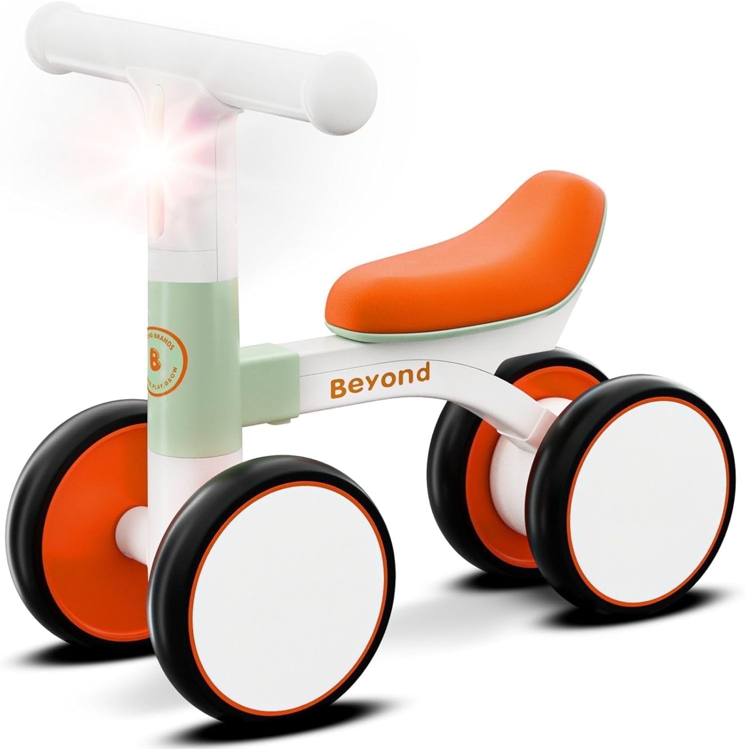 Beyond Innoventions Balance Bike with Headlight – Lightweight Toddler Bike for 1-3 Years, Easy ...