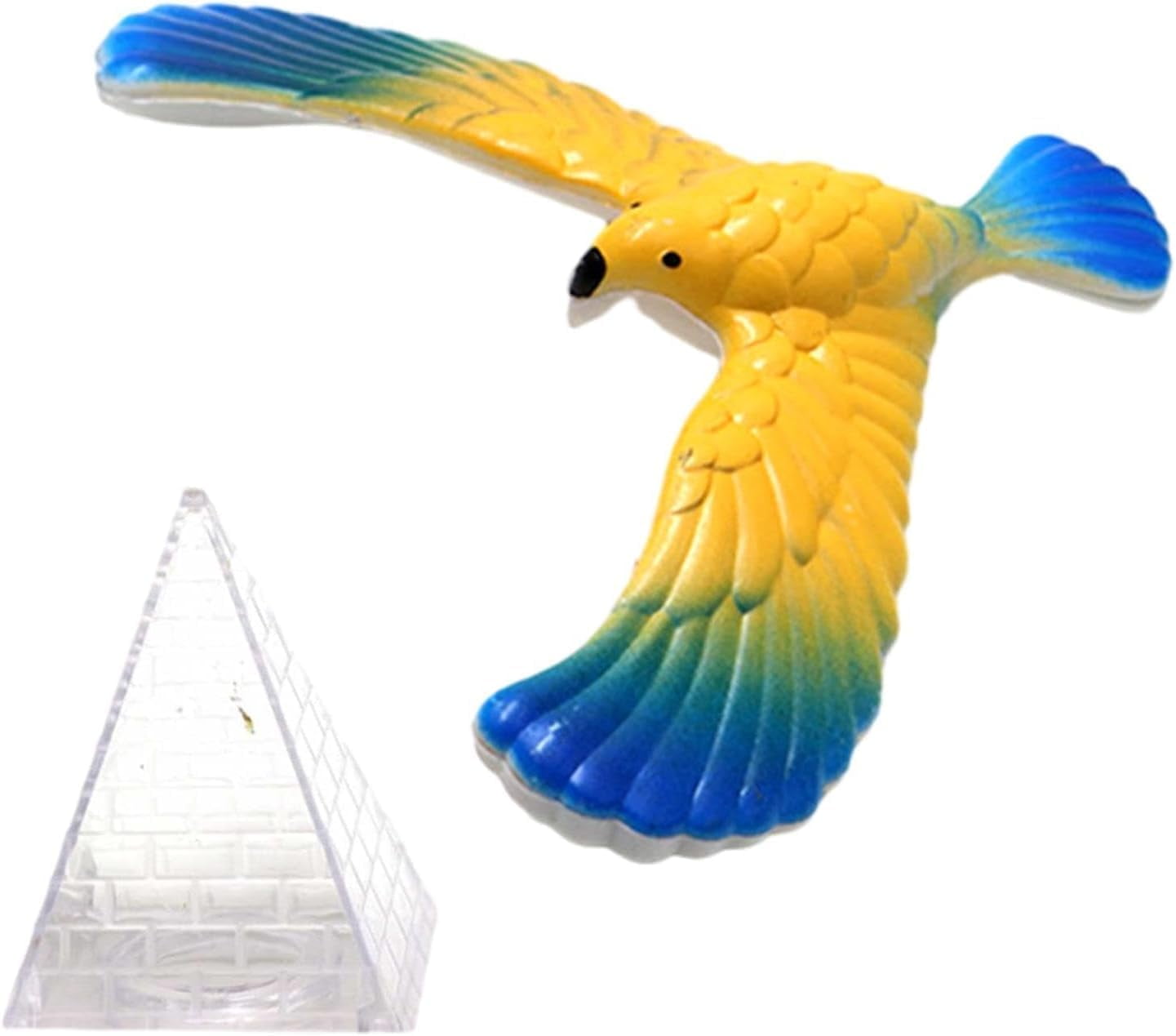 Balance Bird Toy, Balancing Bird Clear Triangle Stand, Classic ...