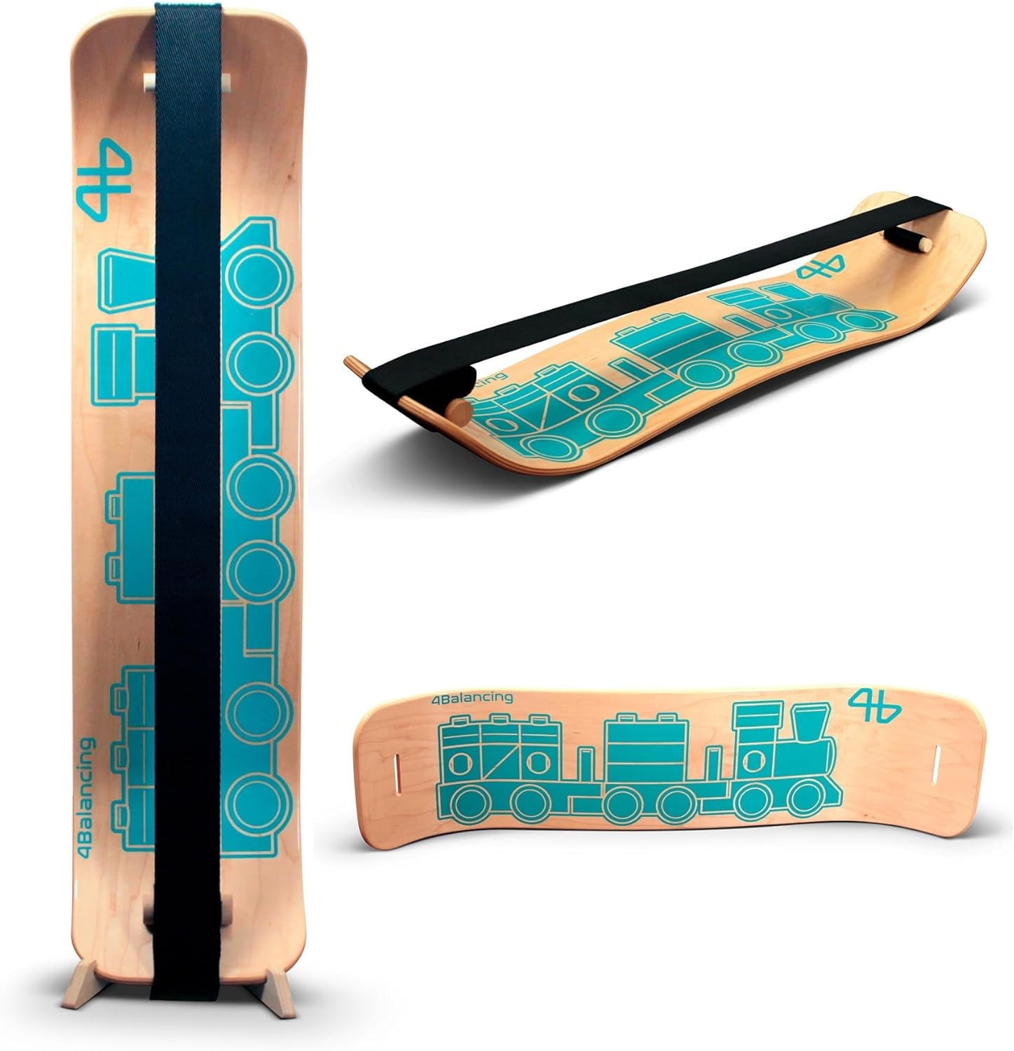 Balance Board for Kids - Slackline Wooden Wobble Board - Slackboard ...