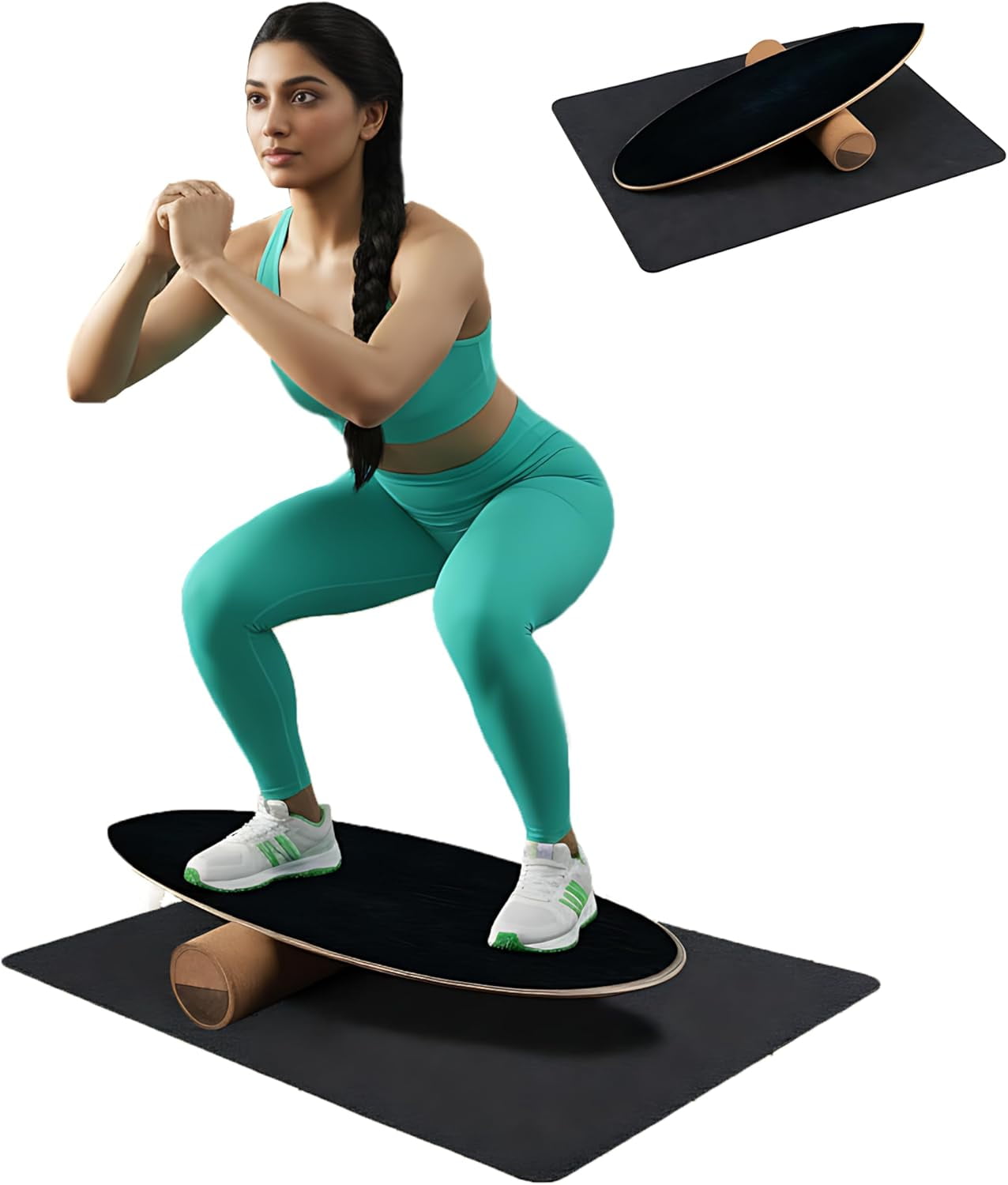 Balance Board Trainer for Core Strength and Stability – Durable Surf ...