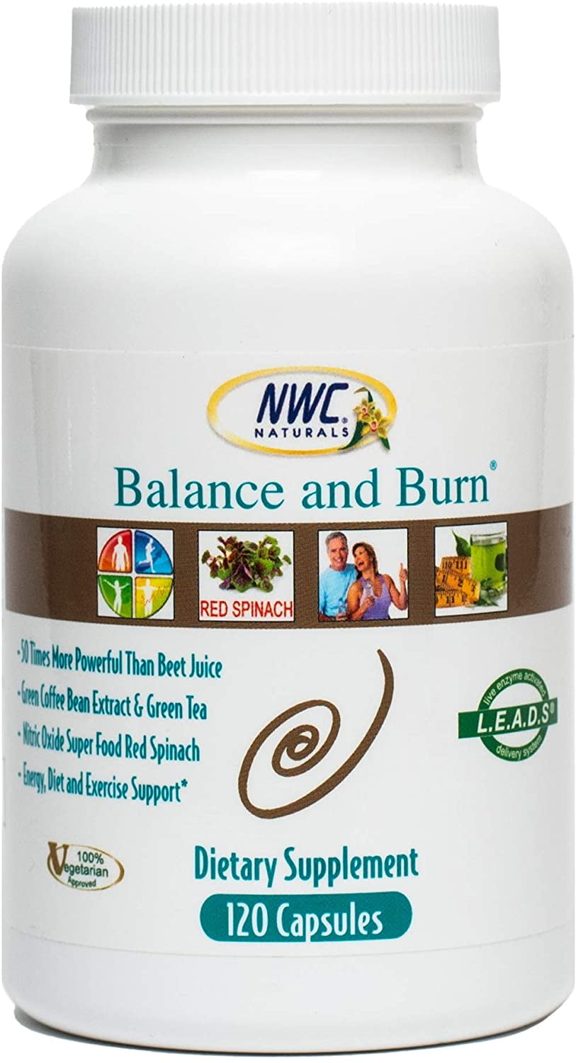 Balance & Burn All-Natural Nitric Oxide Booster Supplement for Men and ...