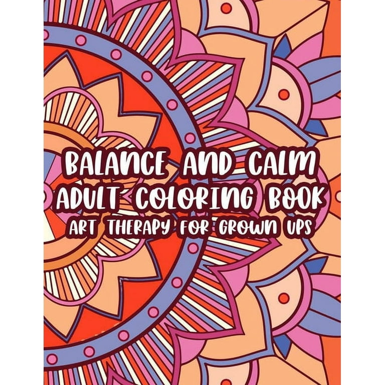 coloring book therapy for adults