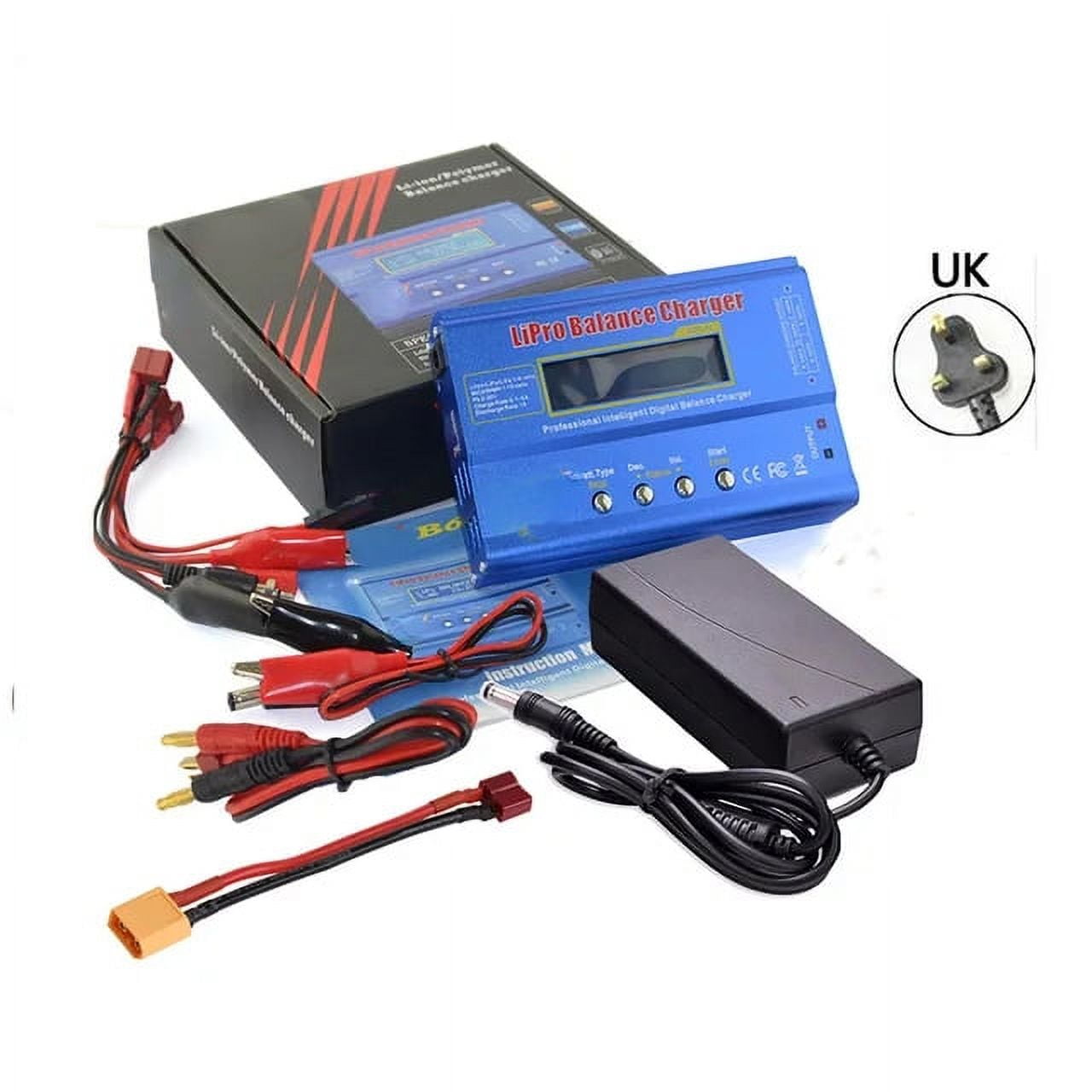 Balance Charger Discharger For RC Helicopter Re- NIMH/NICD LCD Battery ...