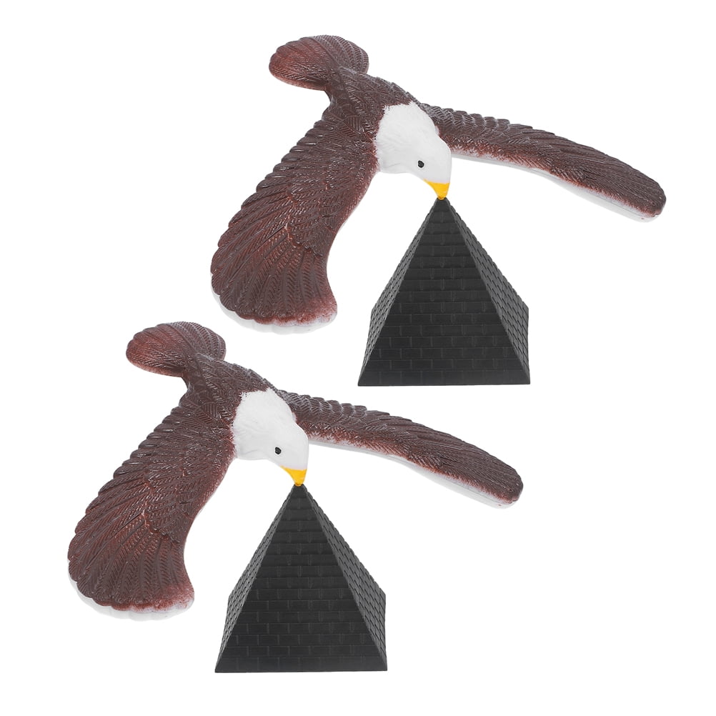 Balance Bird Gravity Toy With Pyramid Base 2pcs Self Balancing Toy Bird ...