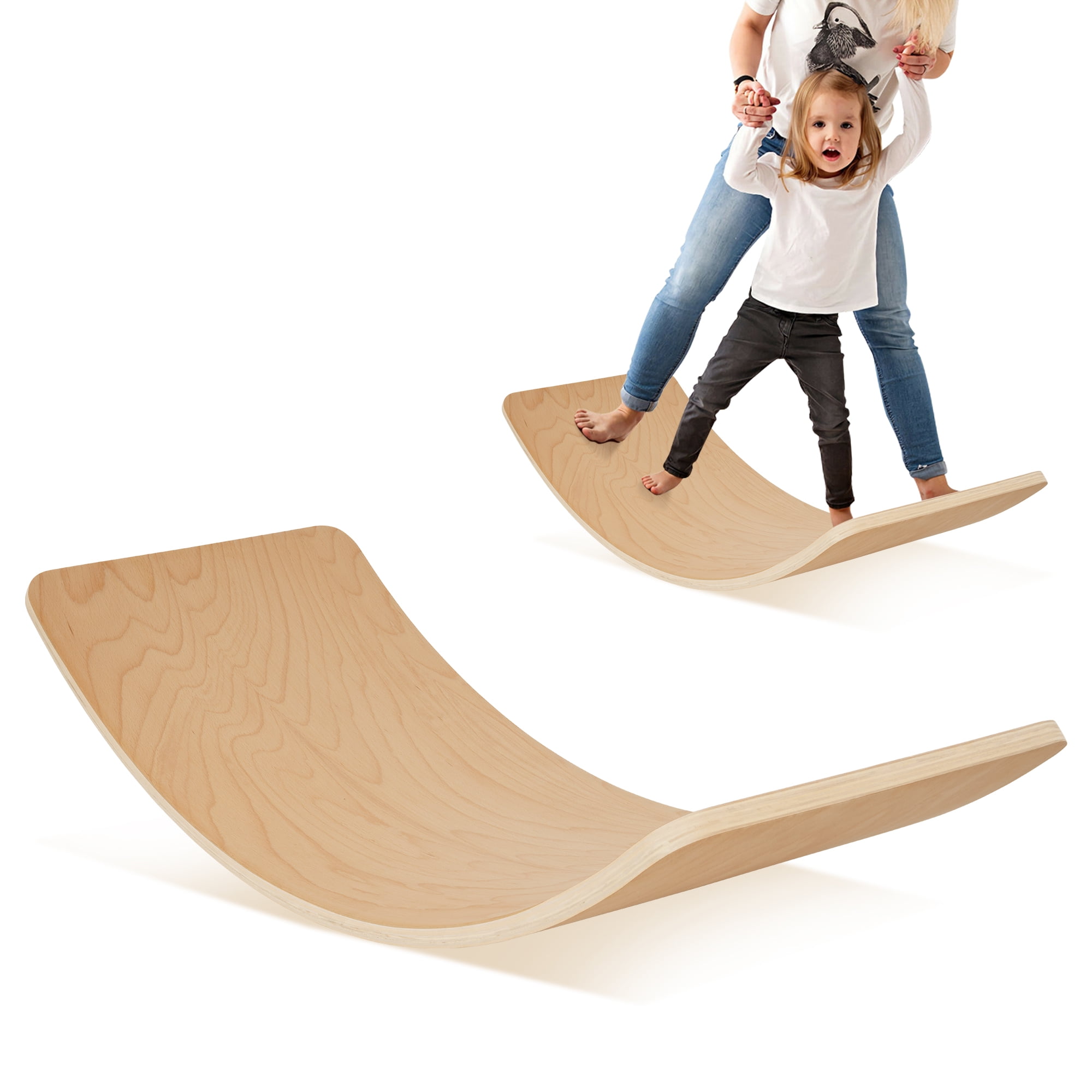 BalanceFrom Balance Board, Wooden Balance Board Body Swing Balance ...