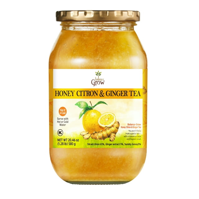 Balance Grow Honey Citron & Ginger Tea 20.46 oz (1.28 Pounds) - Walmart.com