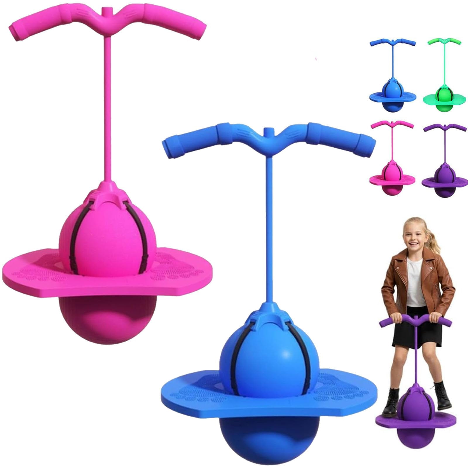 Balance Jumping Ball, 2026 Balance Pogo Ball, Pogo Jumper with Handle ...