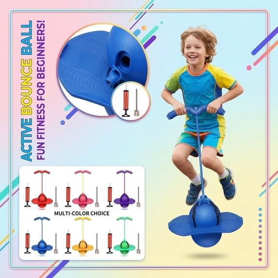 Balance Jumping Ball, 2026 Balance Pogo Ball, Pogo Jumper with Handle ...