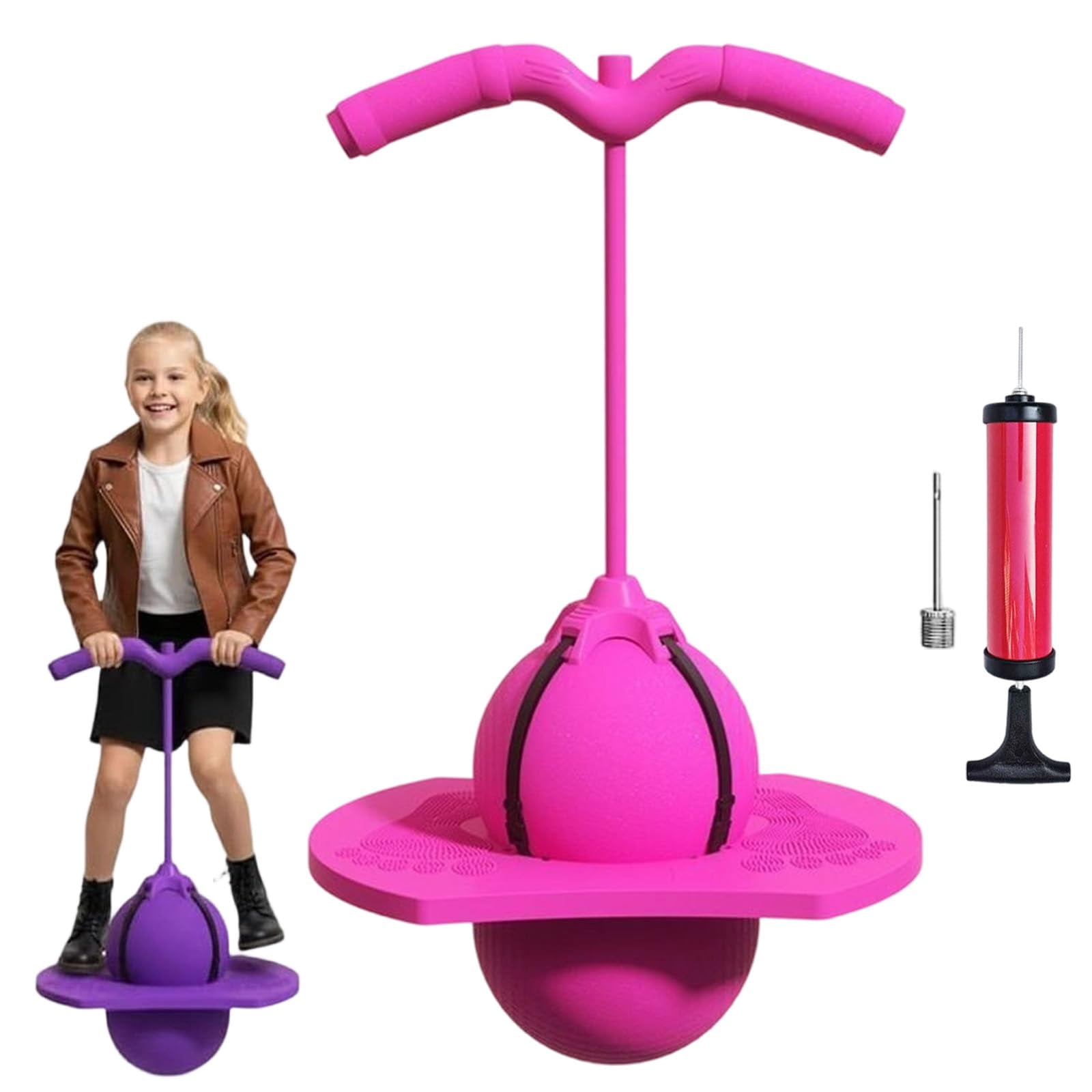 Balance Jumping Ball, 2026 Balance Pogo Ball, Pogo Jumper with Handle ...