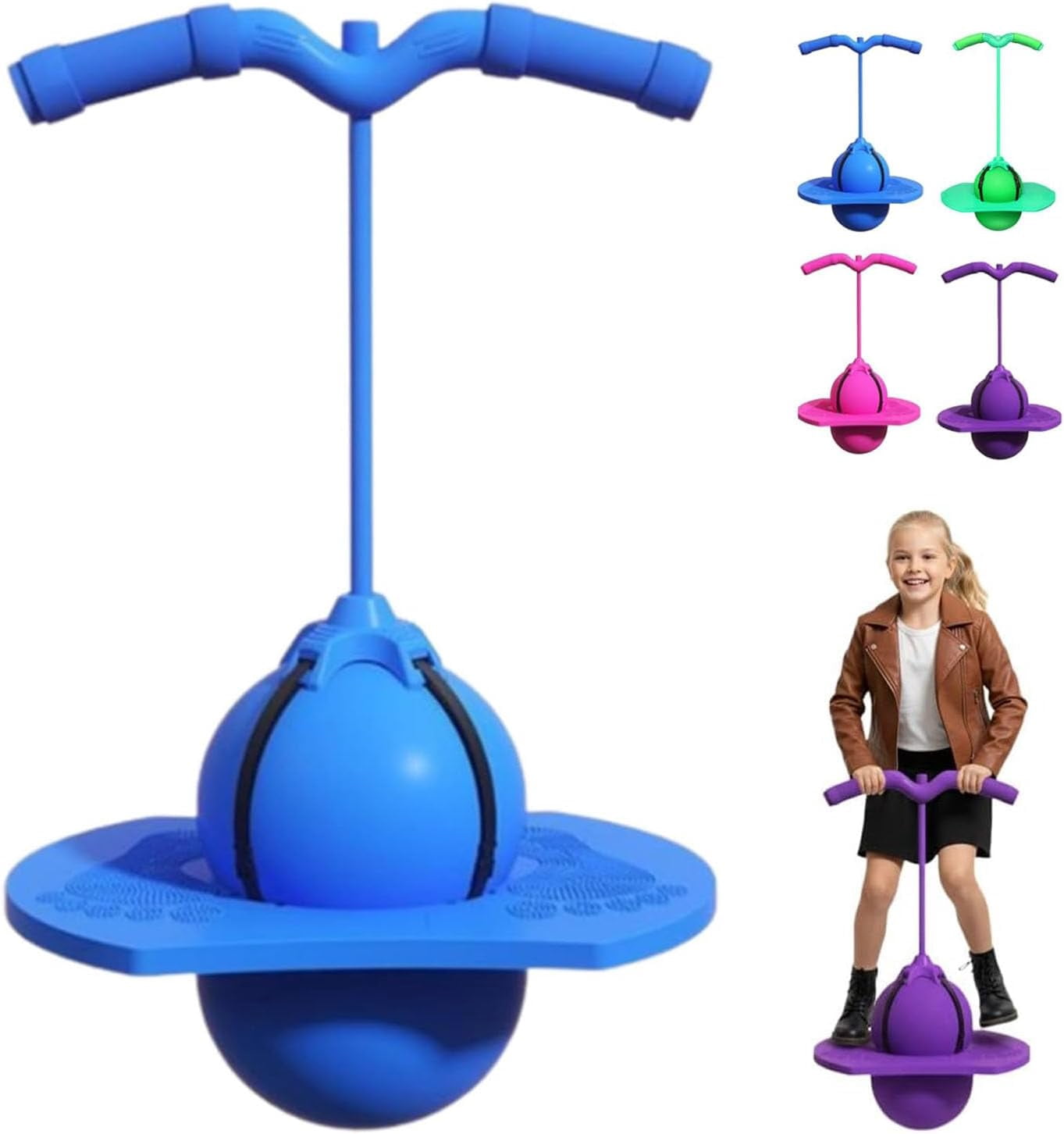 Balance Jumping Ball, 2026 Balance Pogo Ball, Pogo Jumper with Handle ...