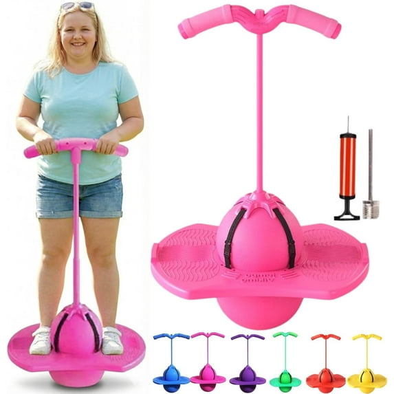 Balance Jumping Ball - Balance Board With Handle, Crazy Jumper Jump ...