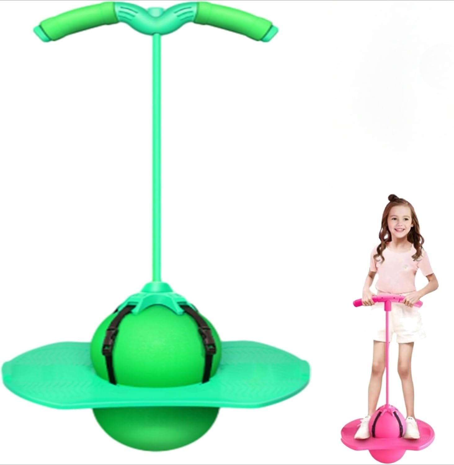 Balance Jumping Ball - Pogo Stick With Handle, Crazy Jumper Jump Ball ...