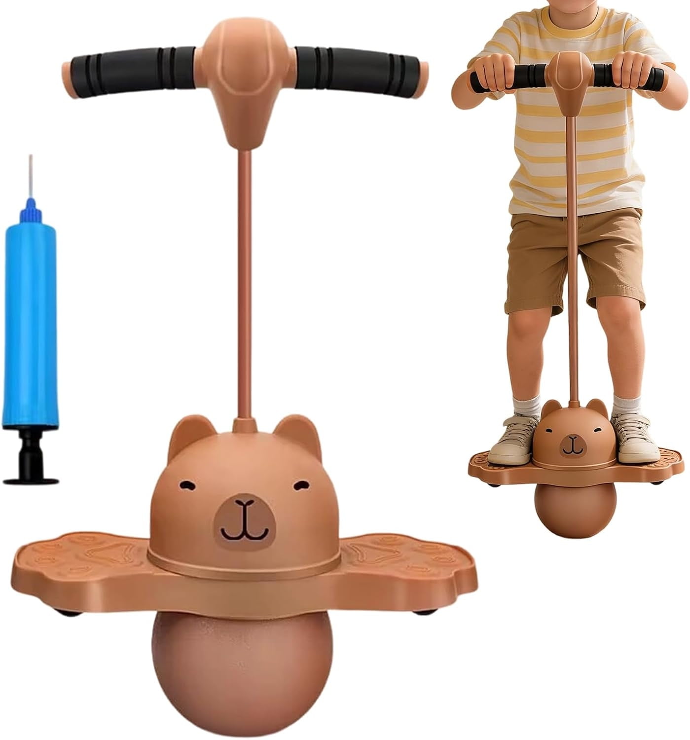 Balance Jumping Ball,Pogo Stick,Pogo Ball,26inch Funny Capybara Shaped ...