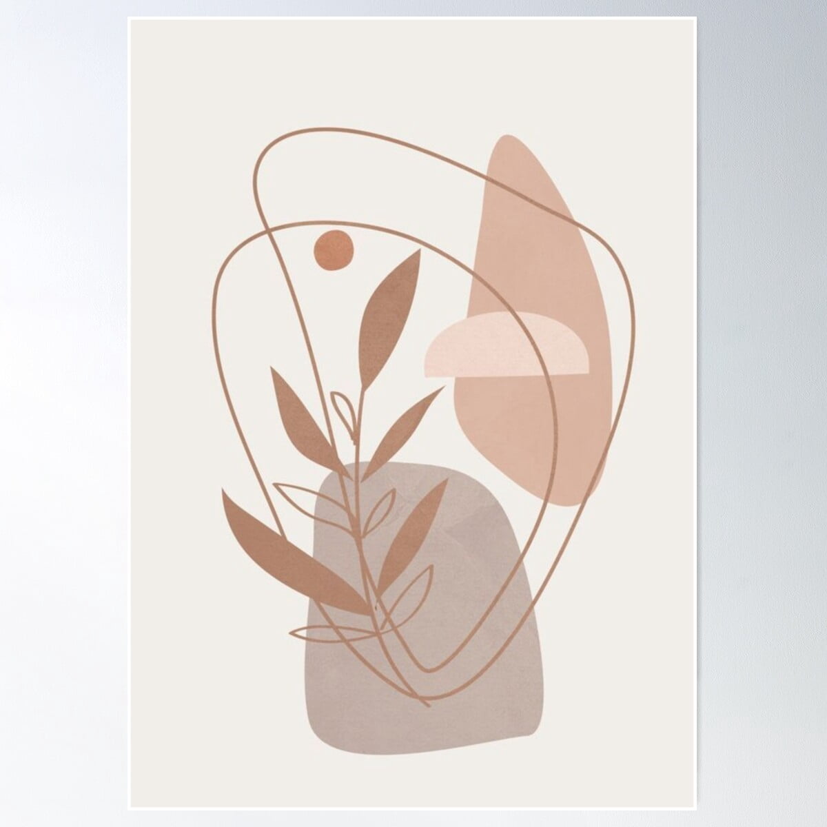 Balance Minimalism Poster Wall Art, Modern Wall Decor For Living Room ...