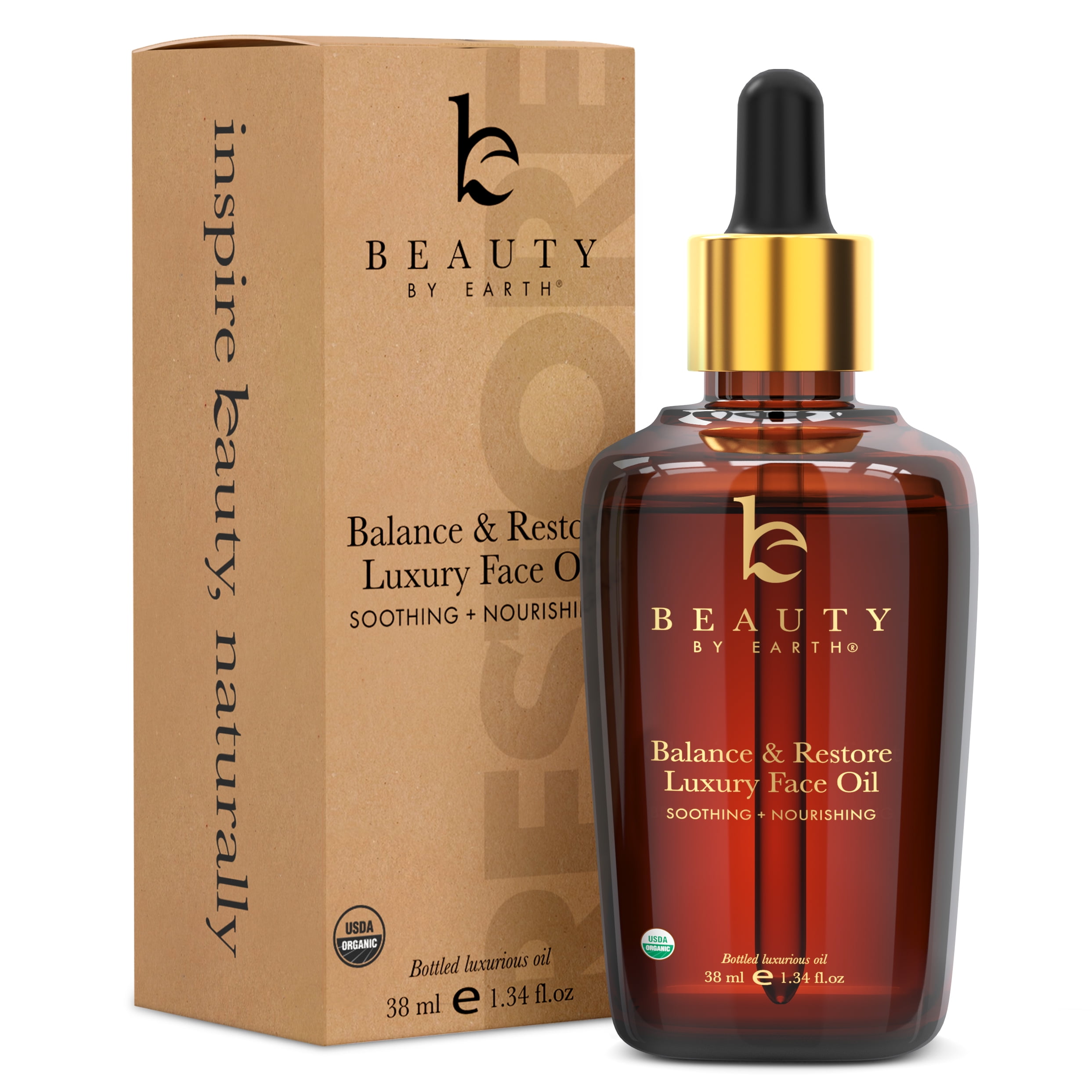 Beauty by Earth, Balance & Restore Luxury Face Oil, 1 fl oz, Organic ...