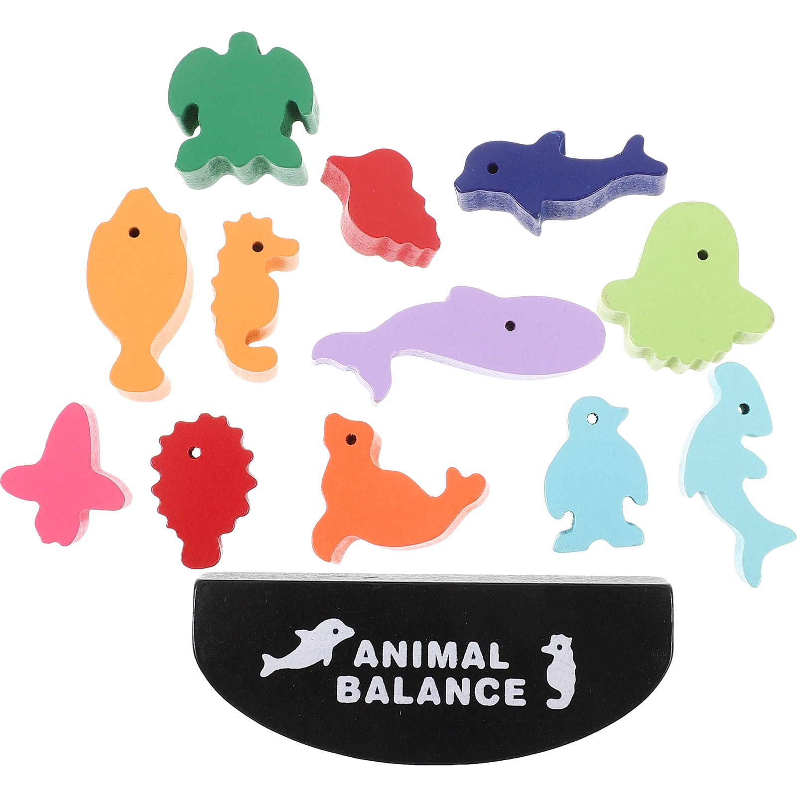 Balance Stacking Block Educational Blocks Children Toy Wooden Playset ...