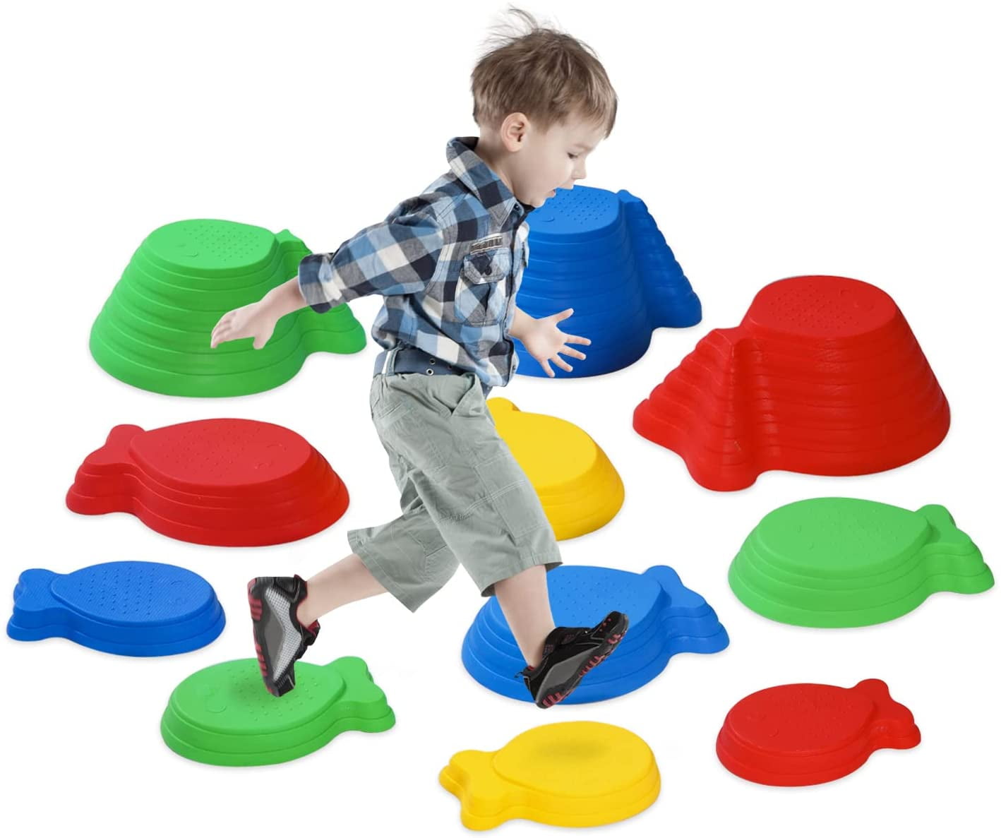 Balance Stepping Stones for Kids 11pcs Anti-skidding Stepping Stones ...