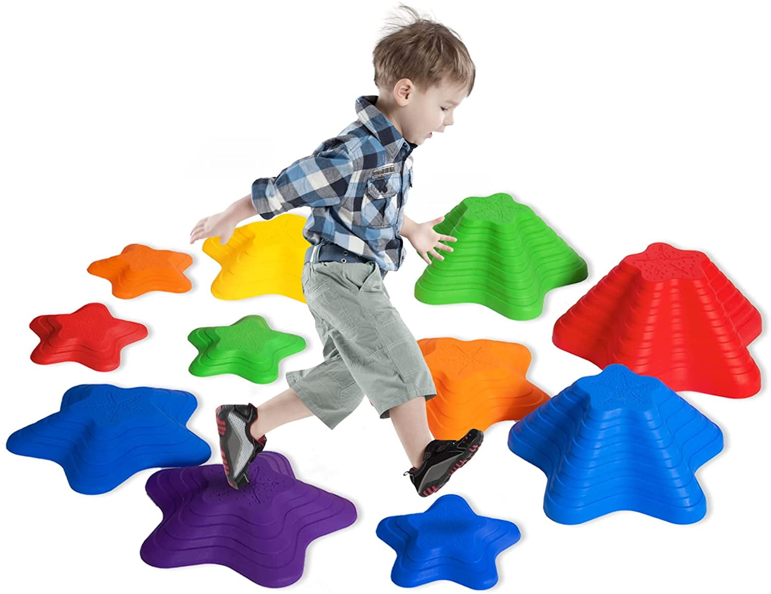Balance Stepping Stones for Kids 11pcs Anti-skidding Stepping Stones ...