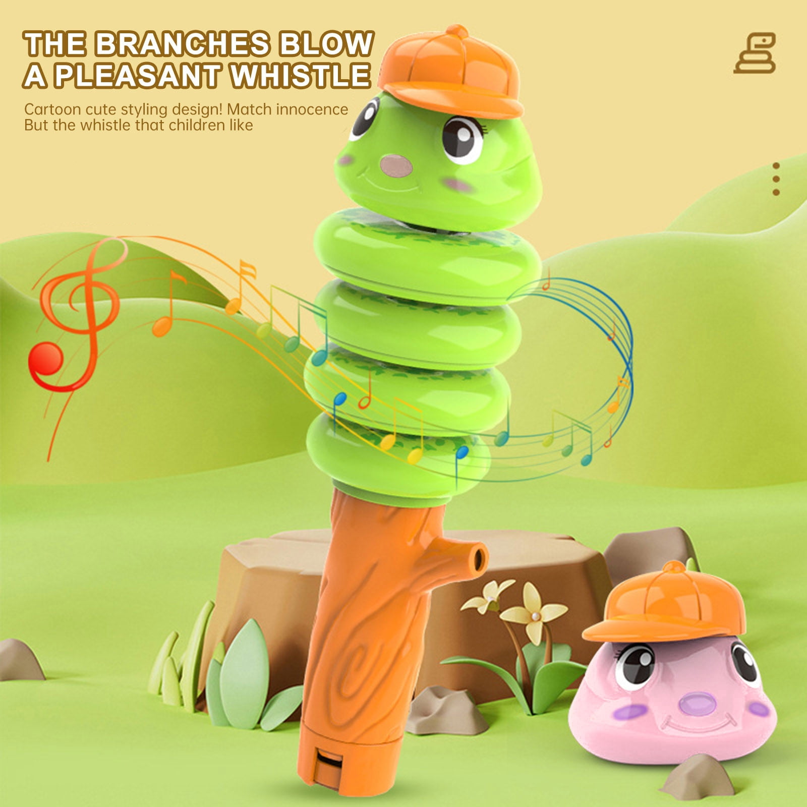 Balance Swing Rotating Snake, Plastic Snakes, Creative Whistle Twister ...