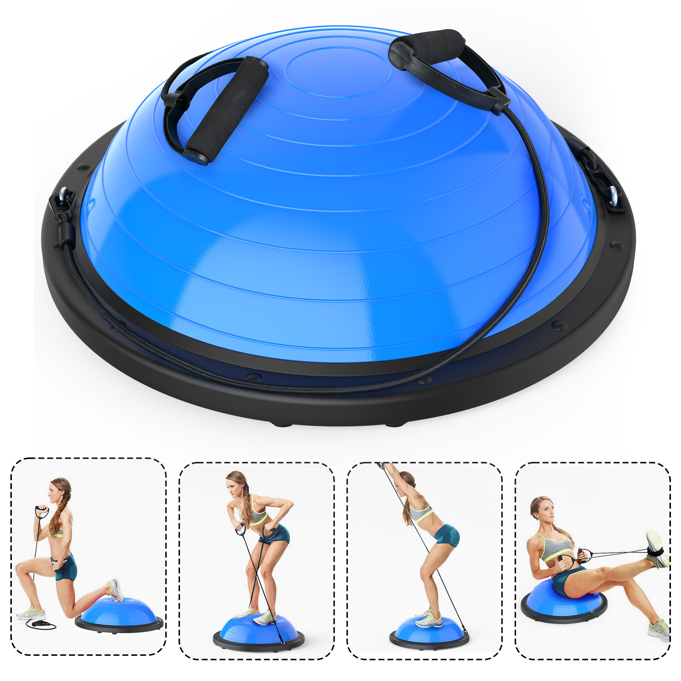 Nice C Heavy Duty Balance Ball Trainer with Resistant Band, Strength ...