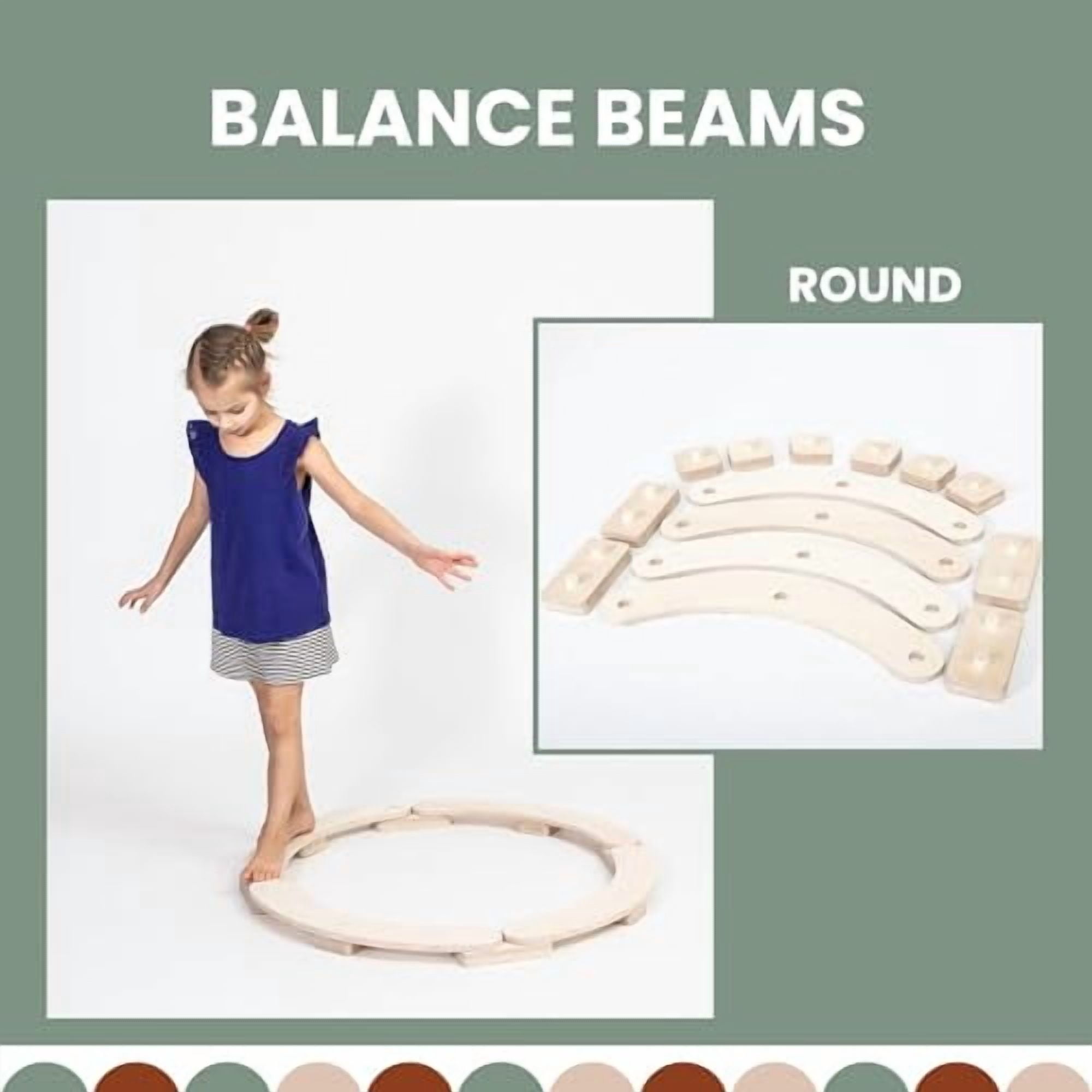 Balance beam set Montessori Montessori Furniture Balance beams Balance ...