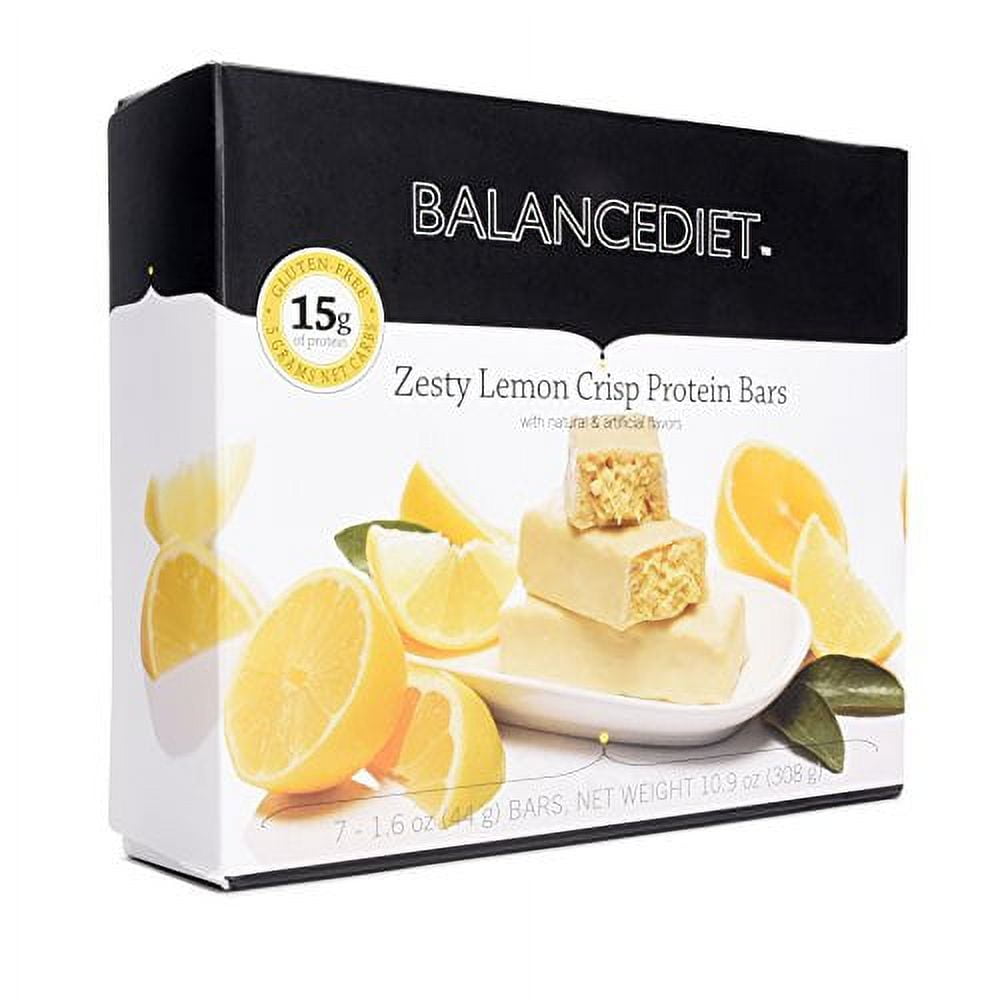BalanceDiet™ | Protein Bar | 15g of Protein | Low Carb | 7 Bar Box ...