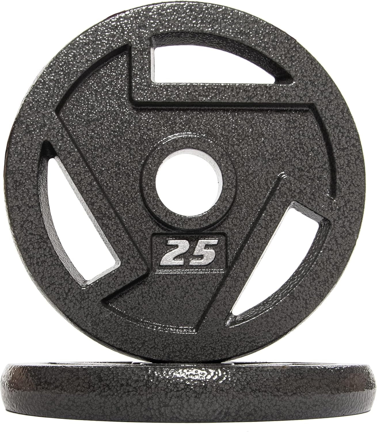 BalanceFrom 2" Cast Iron Weight Plate Pairs - Gray Rust-Proof Coating ...