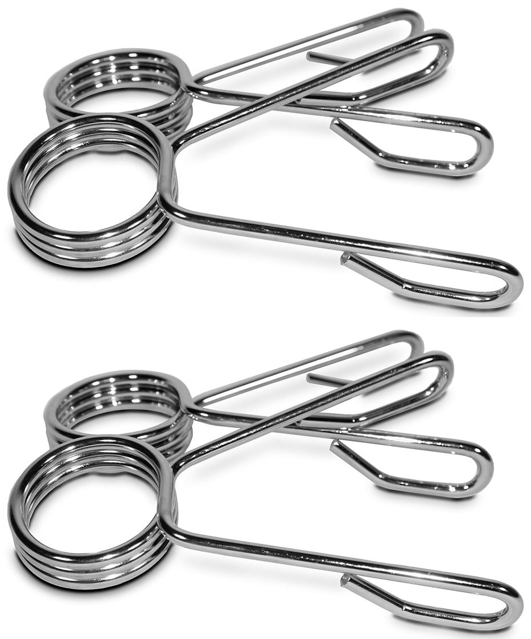 BalanceFrom Olympic Barbell Spring Clips 2 Pack 2 Diameter - Walmart.com