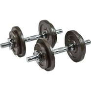 BalanceFrom 60LB 2-in-1 Portable Changeable Dumbbell, Barbell Set with ...