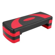 Yes4All Adjustable Aerobic Step Platform, 40 in x 16 in with 4 Risers ...