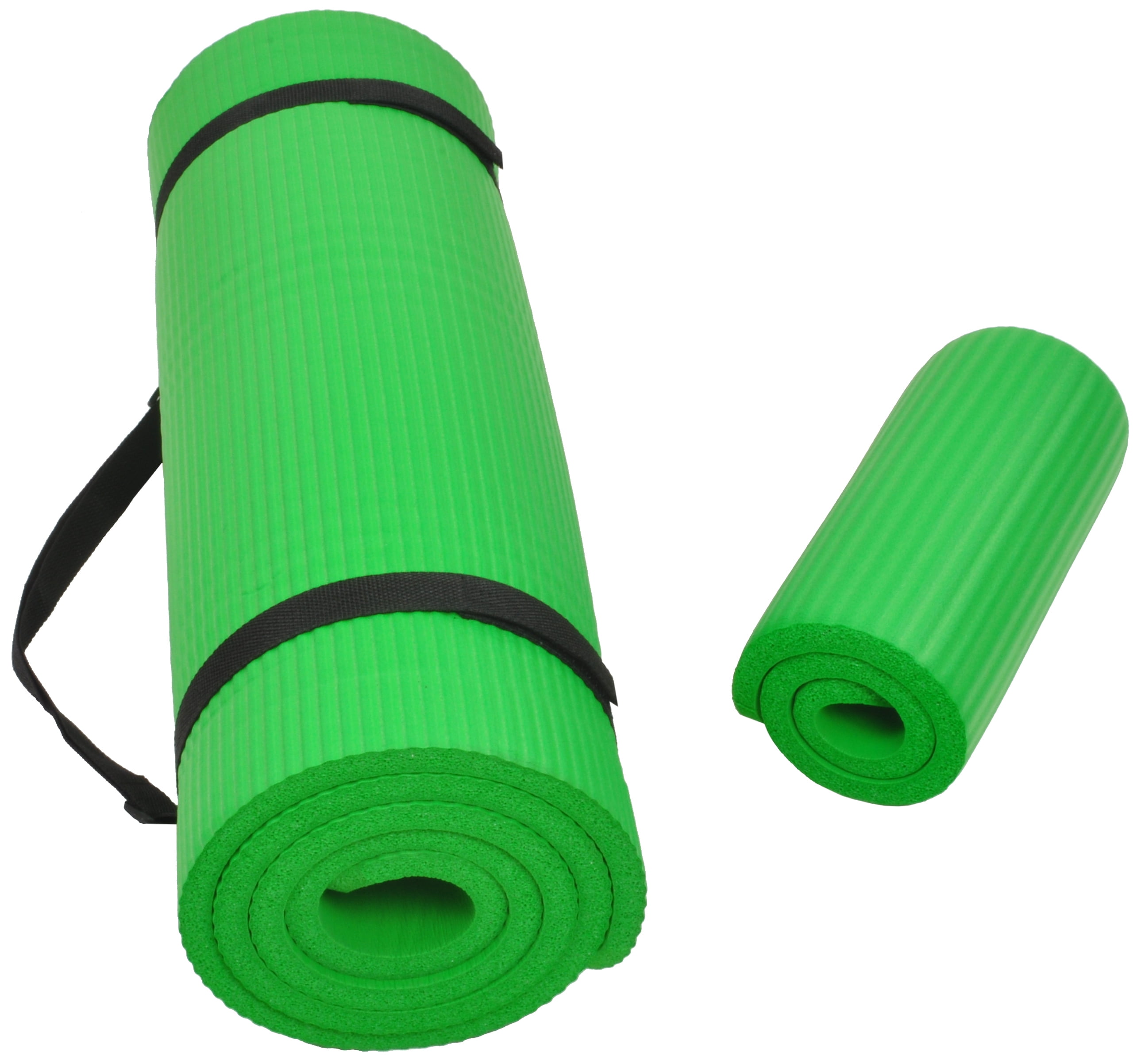 BalanceFrom All-Purpose 1/2-Inch Thick Anti-Tear Yoga Mat with Knee Pad ...