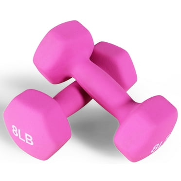 BalanceFrom Fitness 20 Pound Neoprene Coated Dumbbell Set with Stand ...