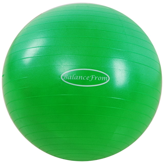BalanceFrom Anti-Burst and Slip Resistant Exercise Ball - Walmart ...