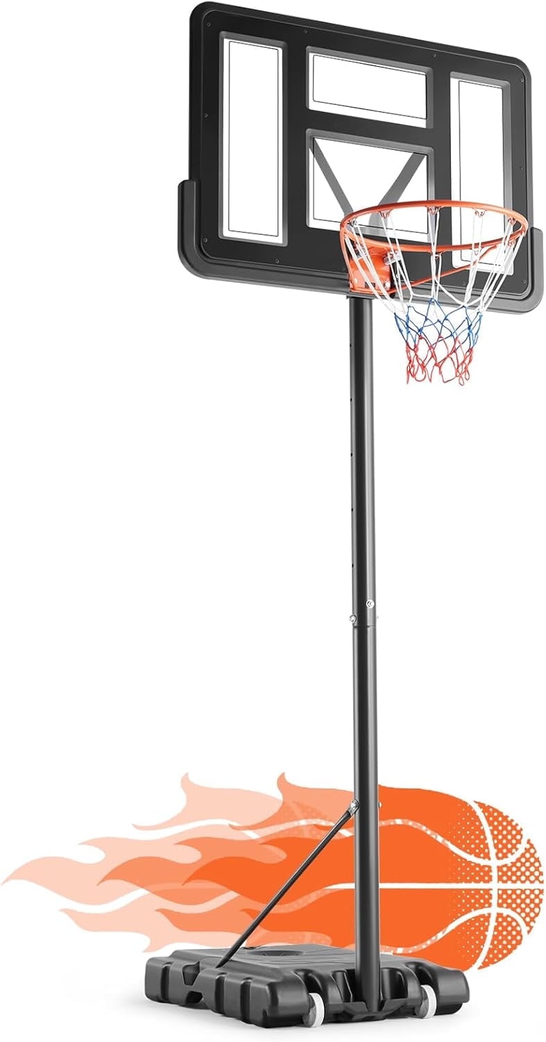 BalanceFrom Basketball Hoop Goal Court System，with 10FT Adjustable ...
