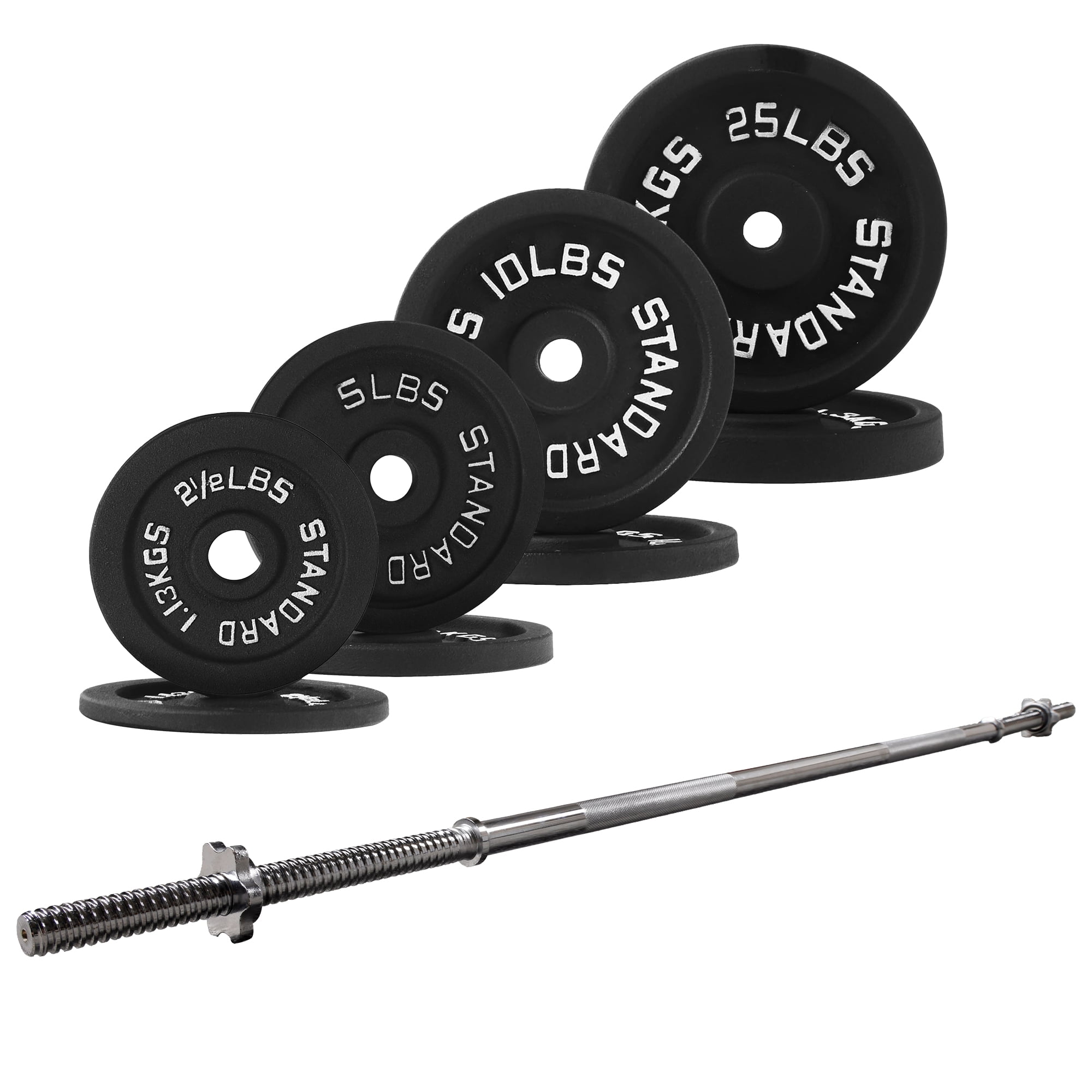 BalanceFrom Cast Iron Standard Weight Including 5FT Sectional Standard ...